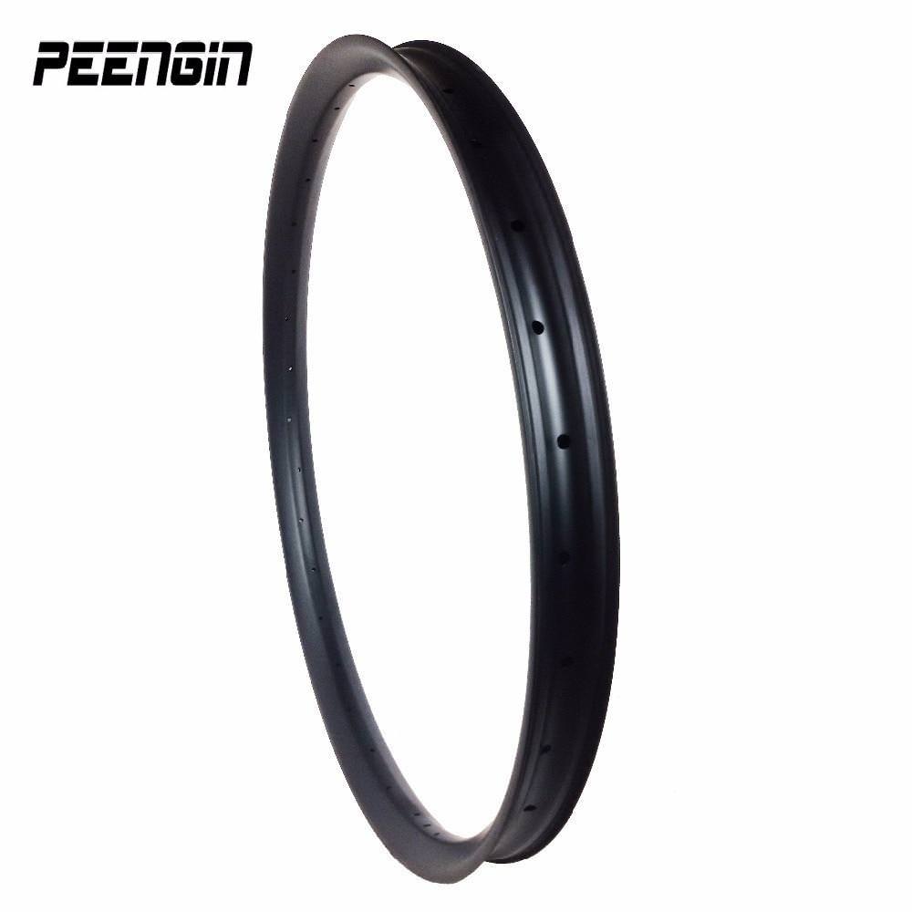 רחב יותר פחמן 27 5er 40 ממ חישוקי Mtb 30 ממ עומק סיטונאי סיני קלינצר